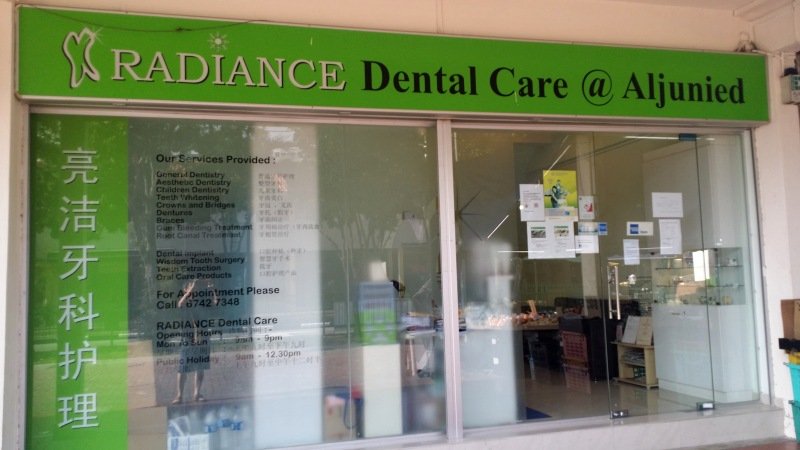 Radiance Dental Care @ Aljunied • Dentistry Singapore