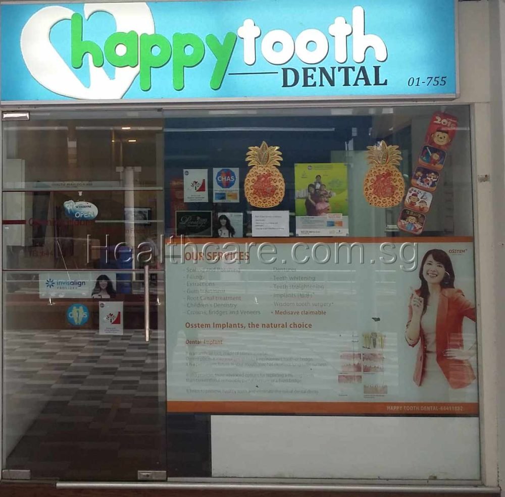 Happy Tooth Dental • Dental Clinic at Bedok • Dentists in Singapore